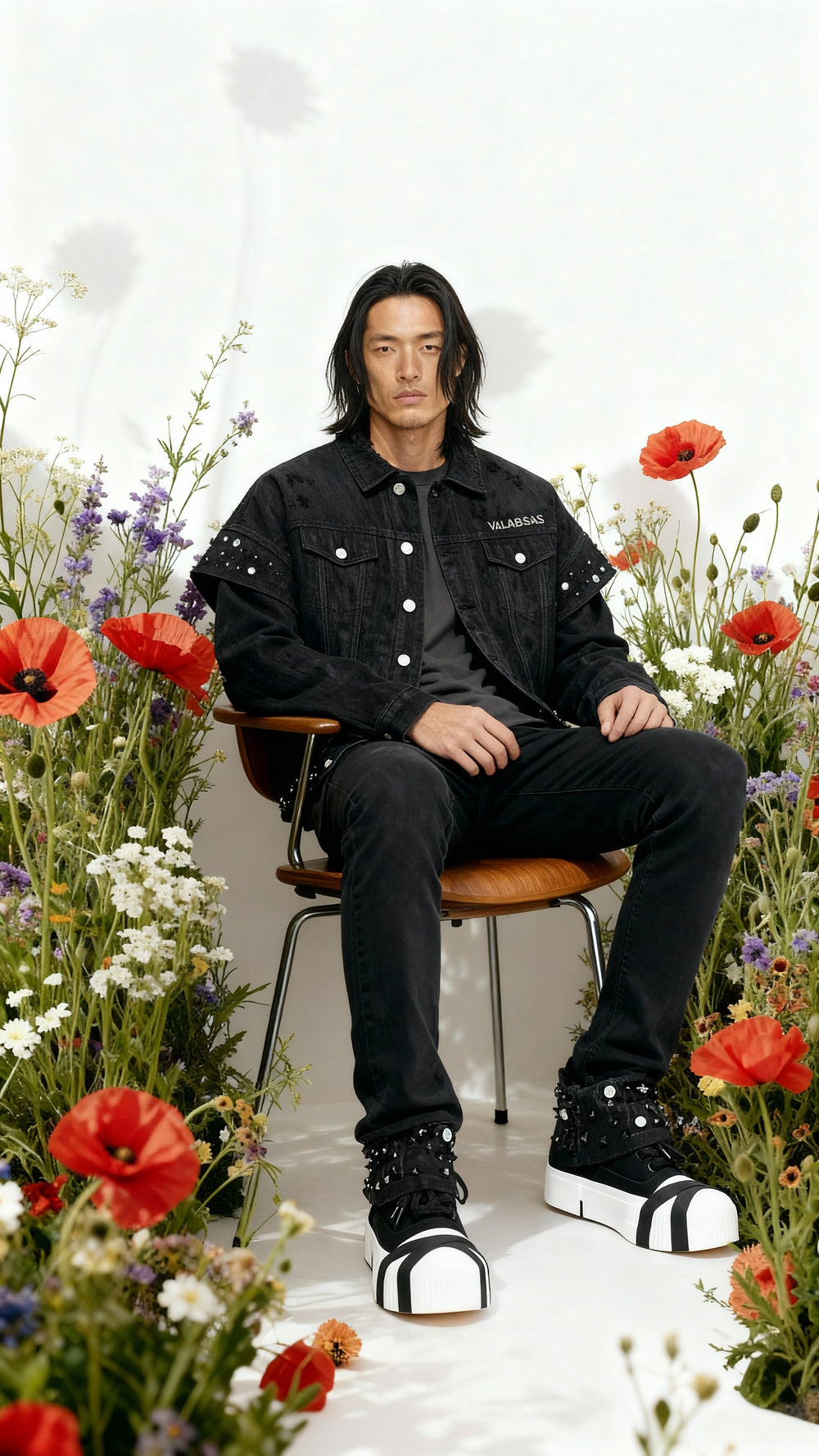 Scripted Black Baggy – Valabasas