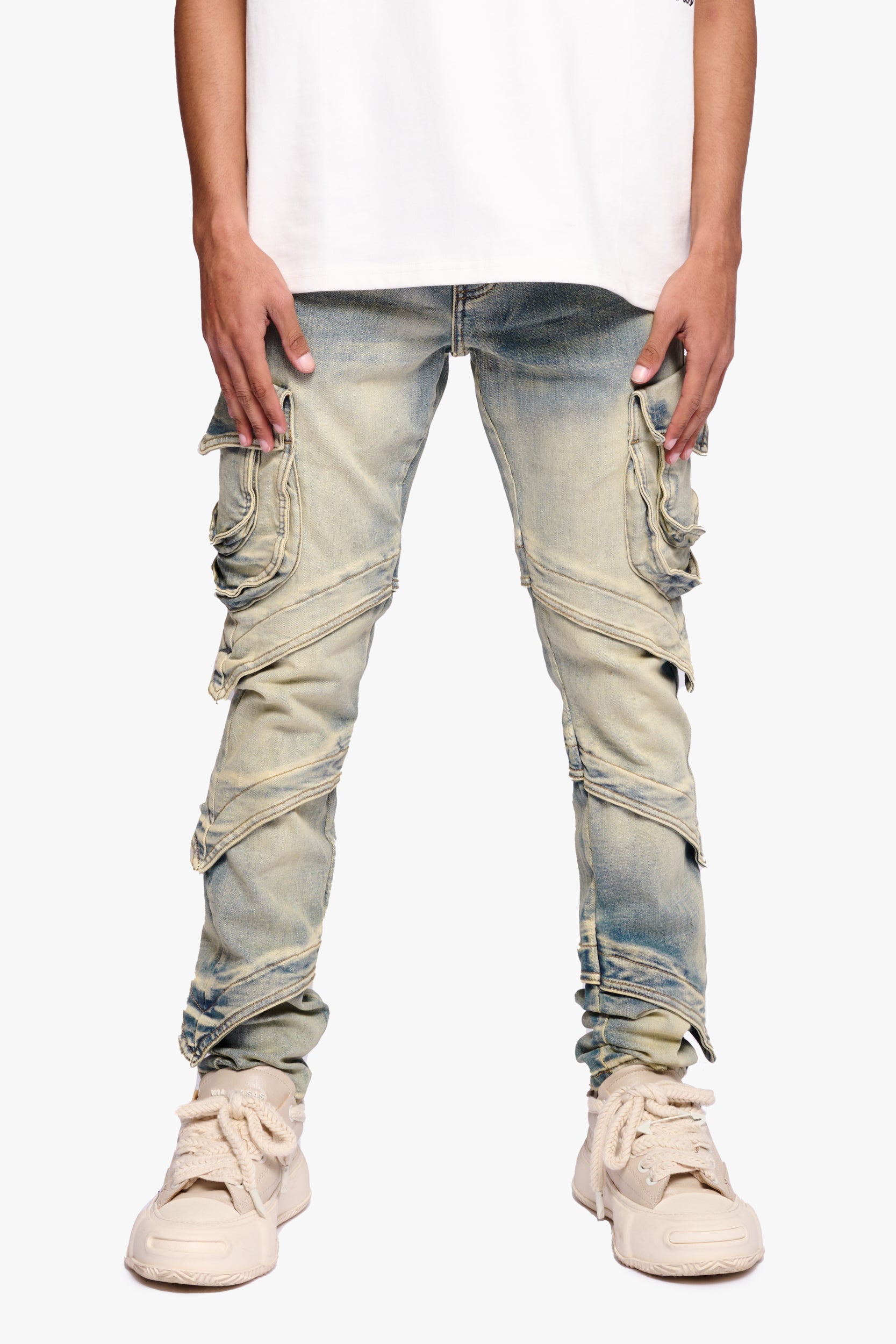 Smoto Cargo Skinny Vintage Wash – Valabasas