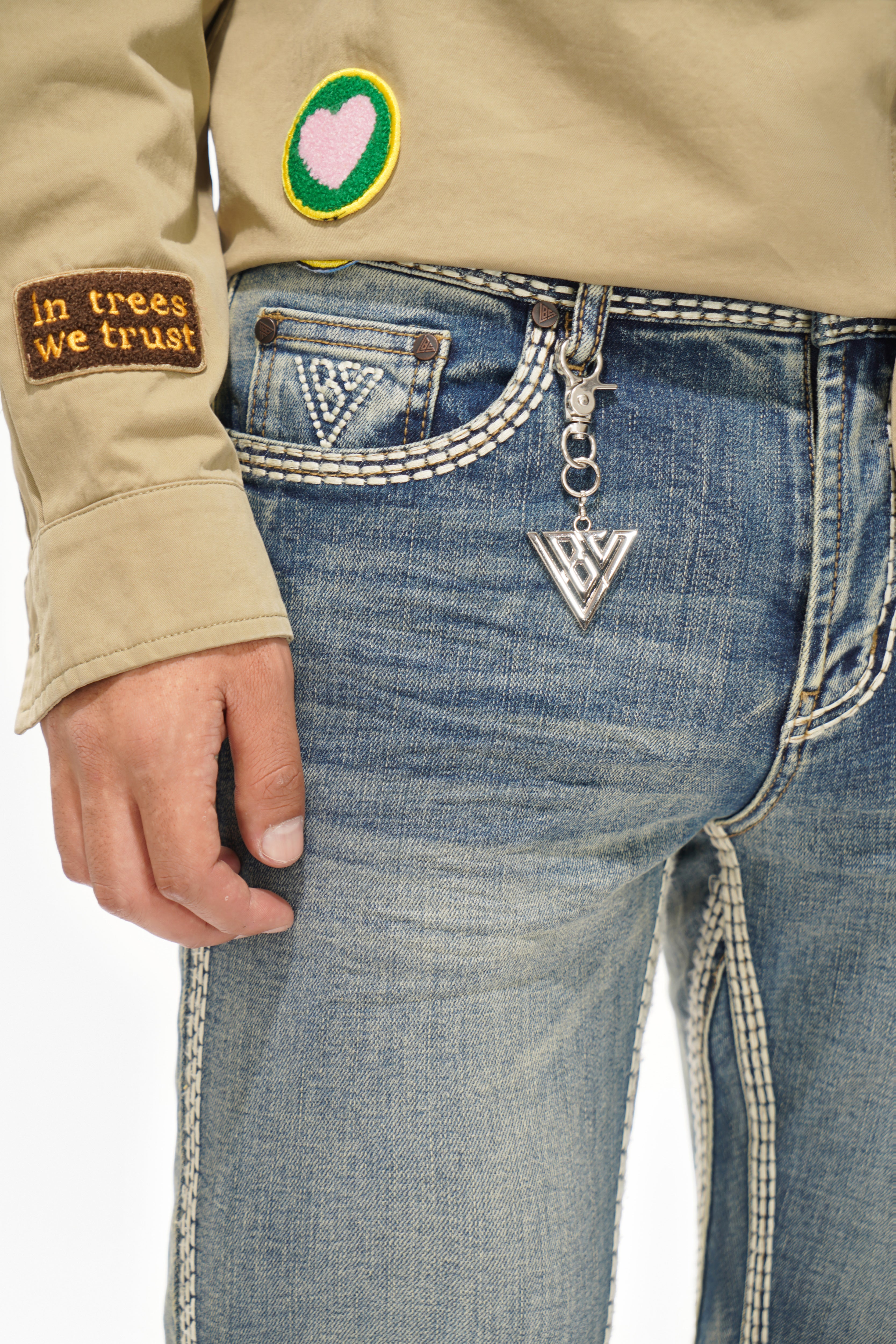 Cody Stacked Vintage Blue – Valabasas