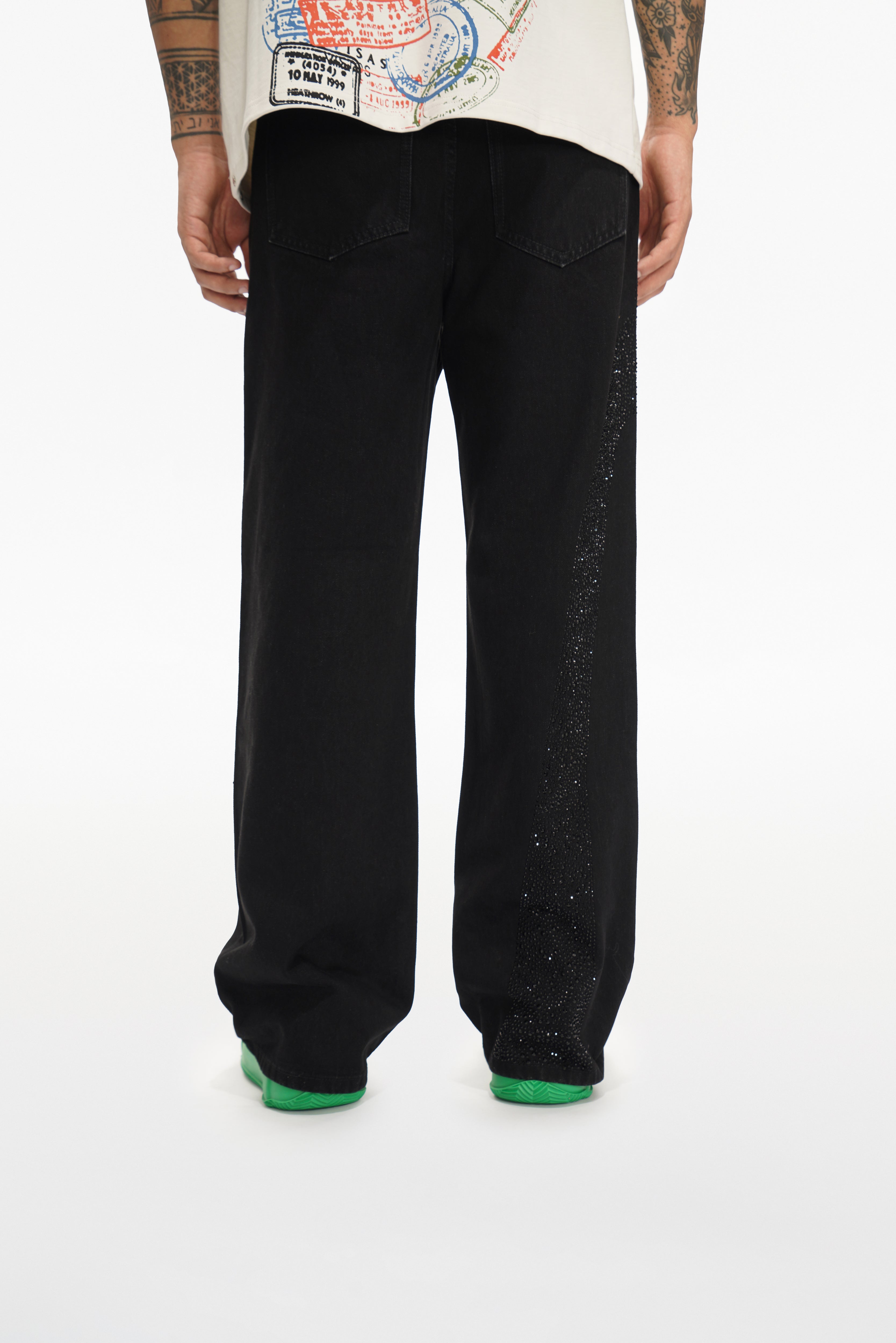 Scripted Black Baggy – Valabasas