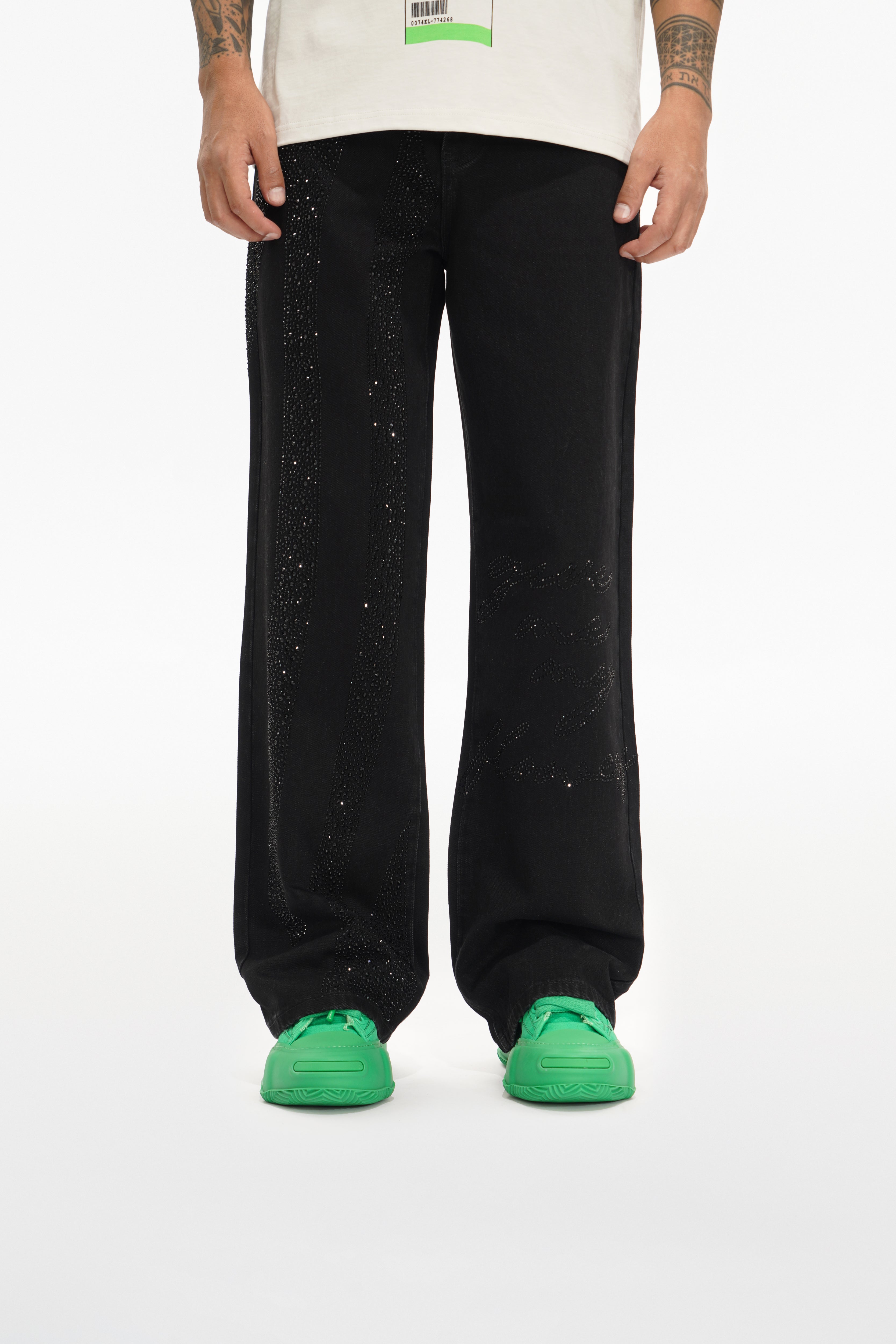 Scripted Black Baggy – Valabasas