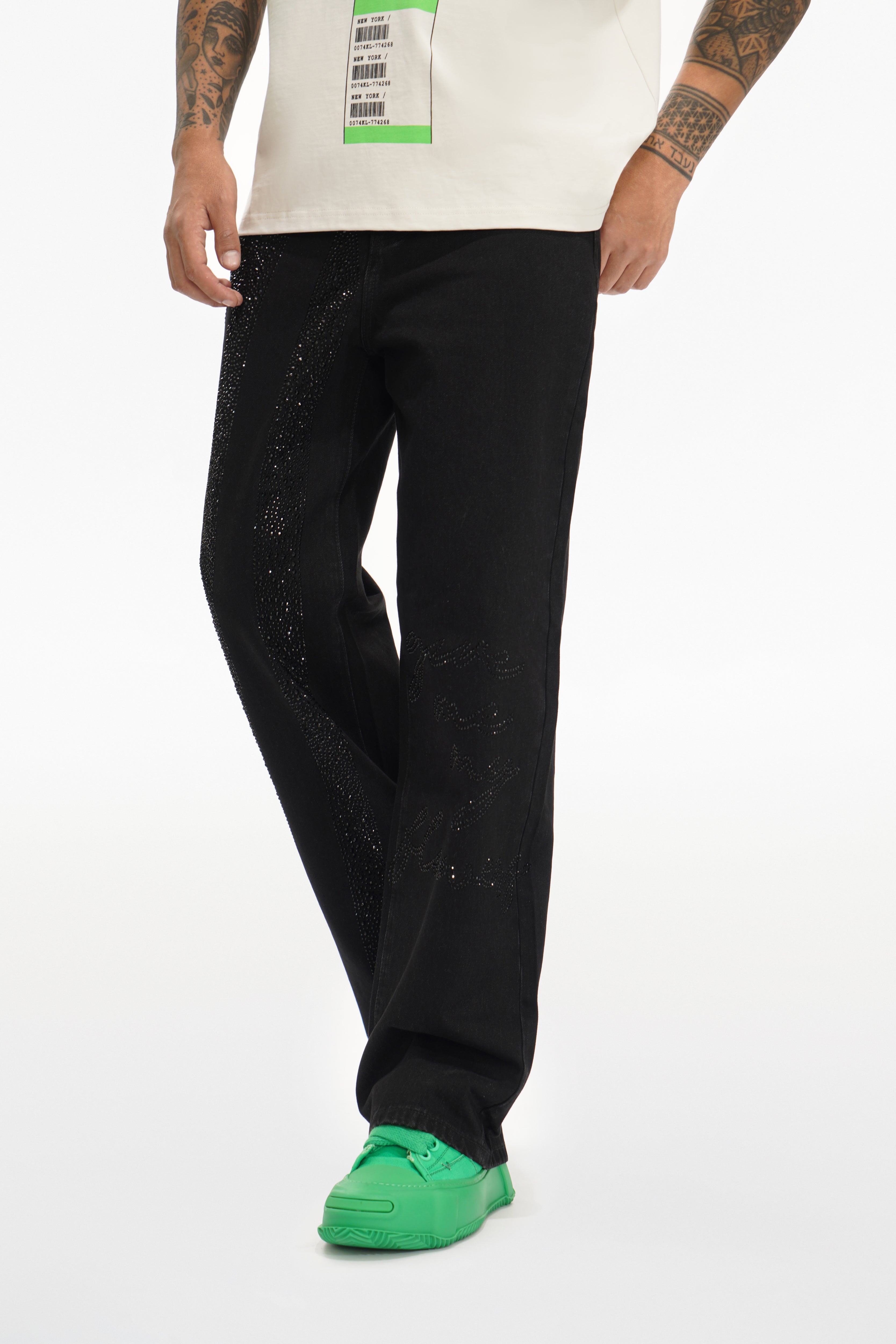 Scripted Black Baggy – Valabasas