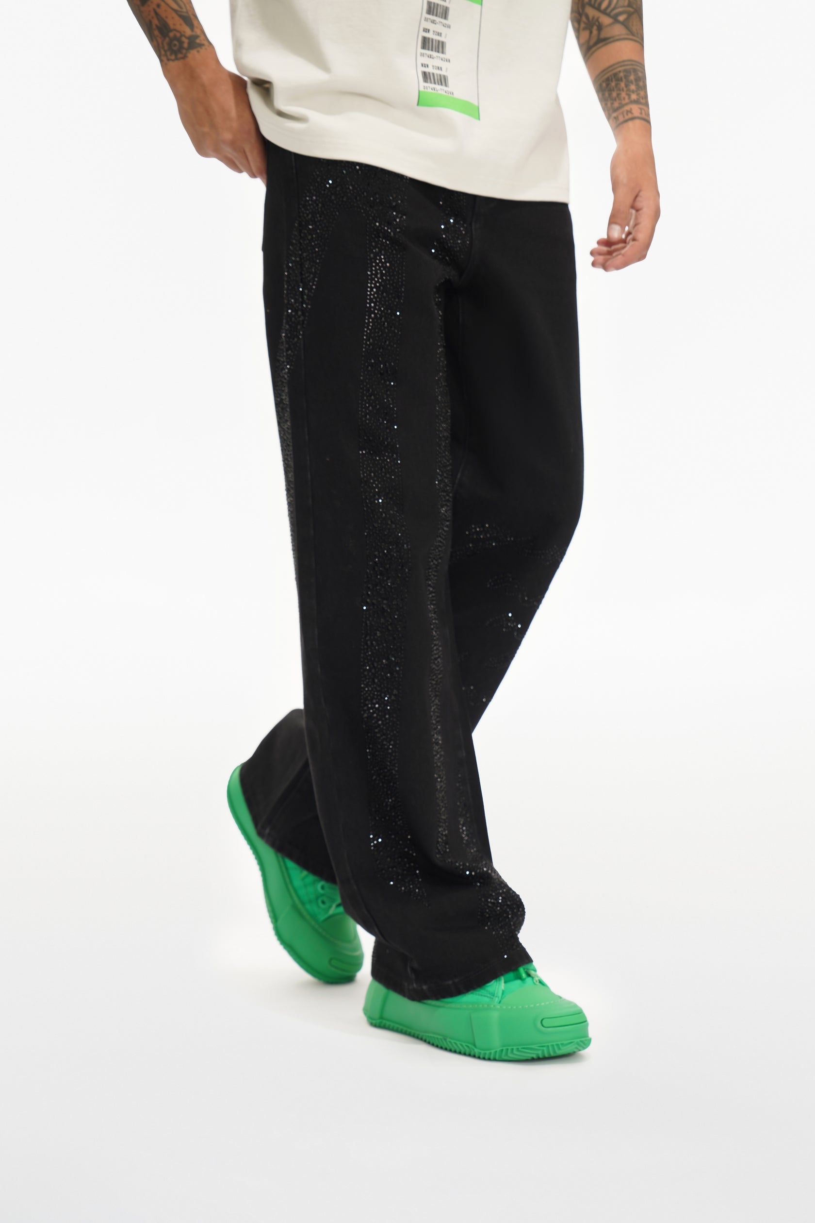 Scripted Black Baggy – Valabasas