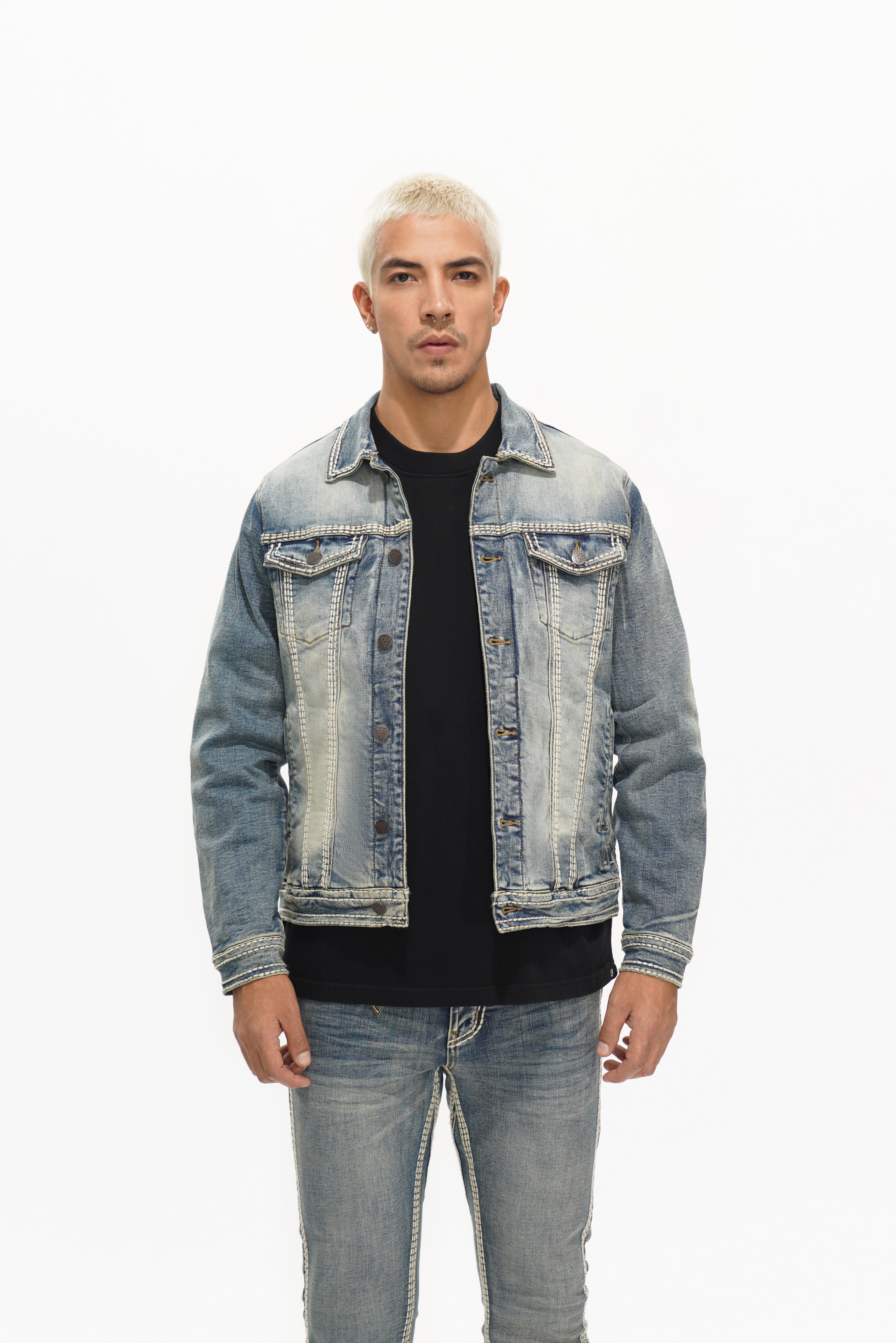 Treasury Mens Jacket Vintage Blue – Valabasas