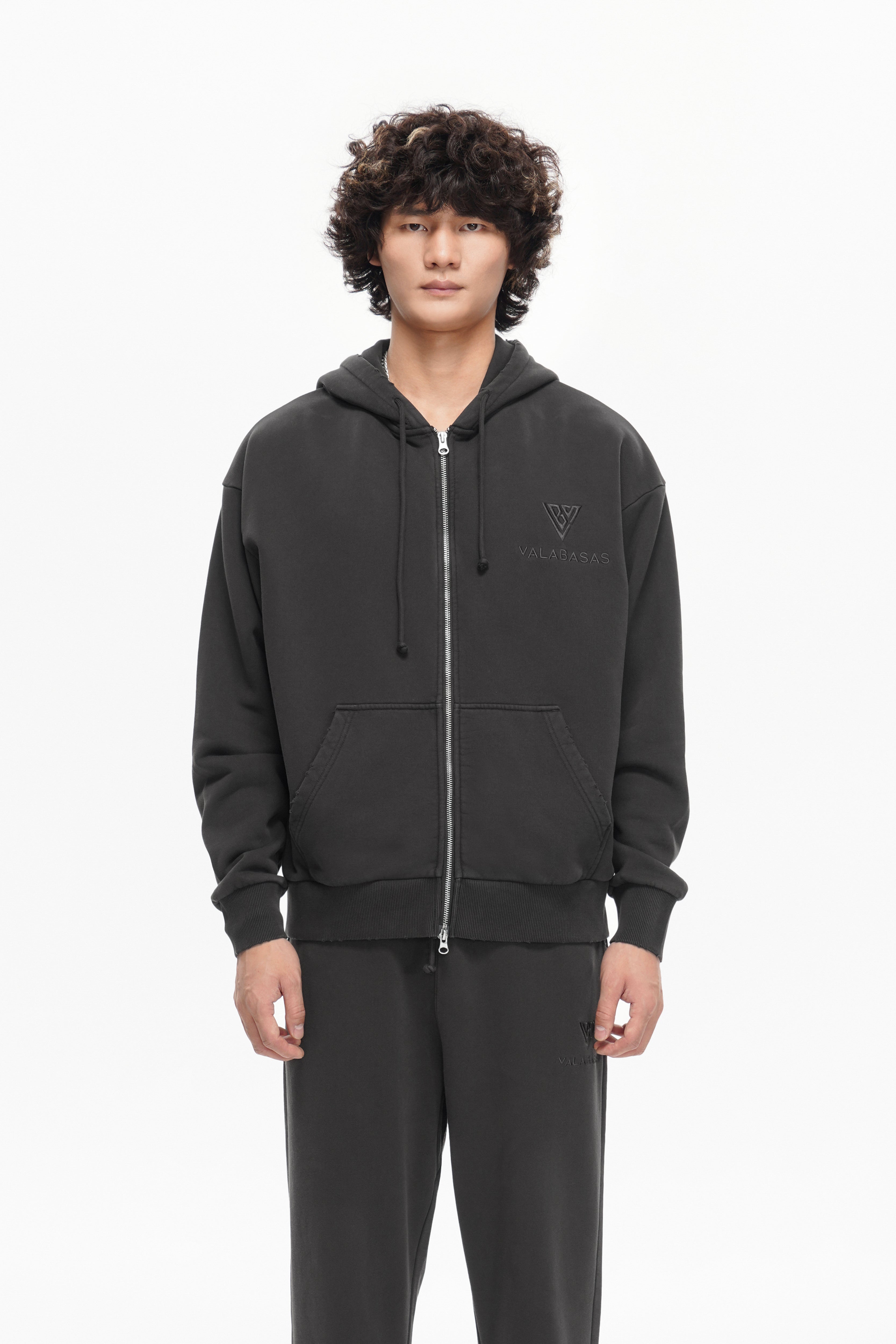 Mr.Fleece Zip Up Grey – Valabasas