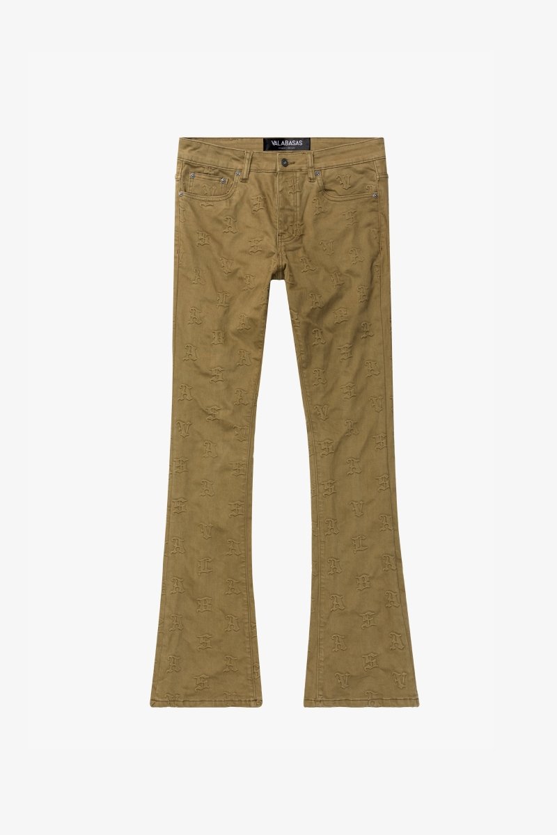 "FRITH”STACKED FLARE JEAN BROWN – Valabasas