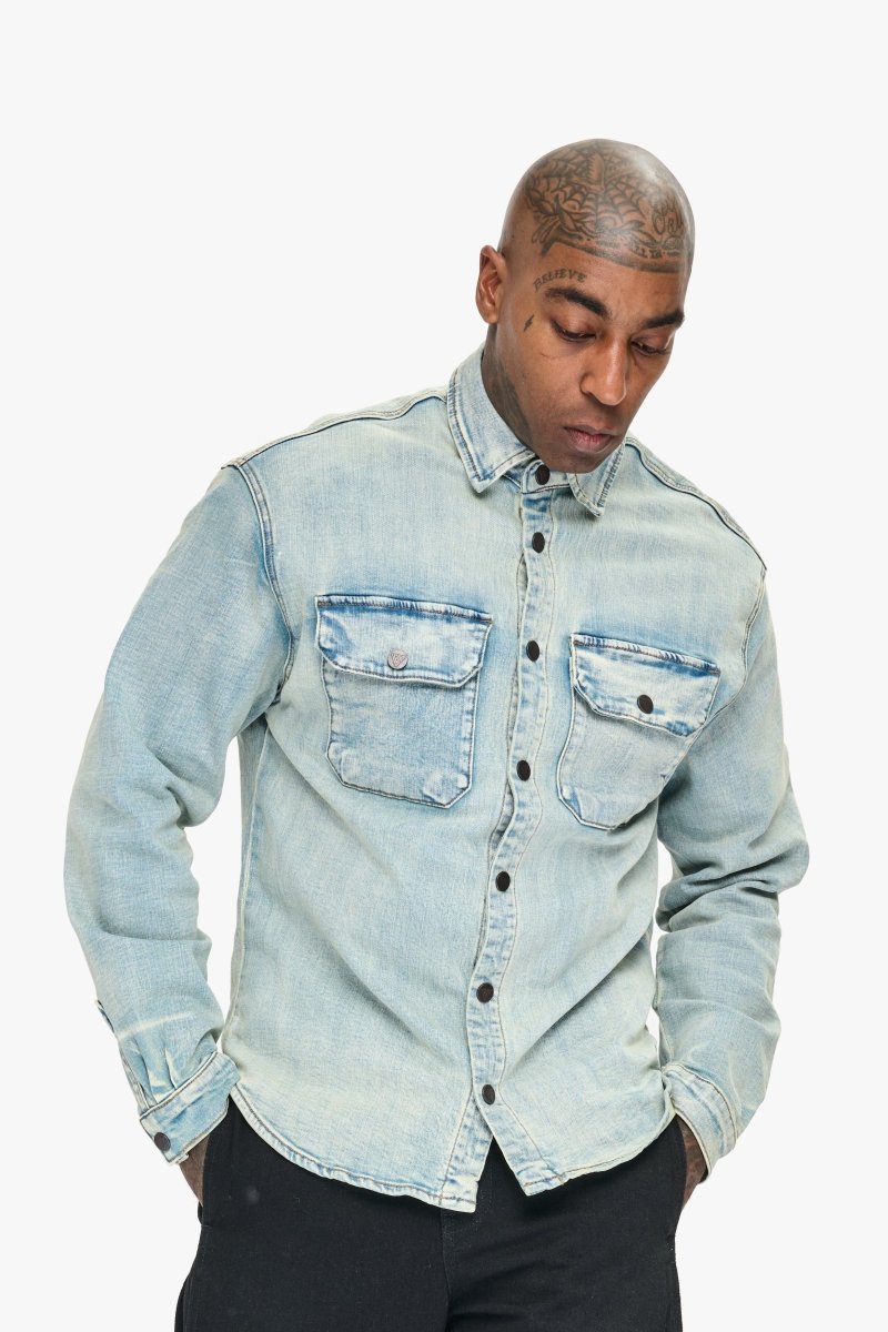 Mr.Button Down Light Wash – Valabasas