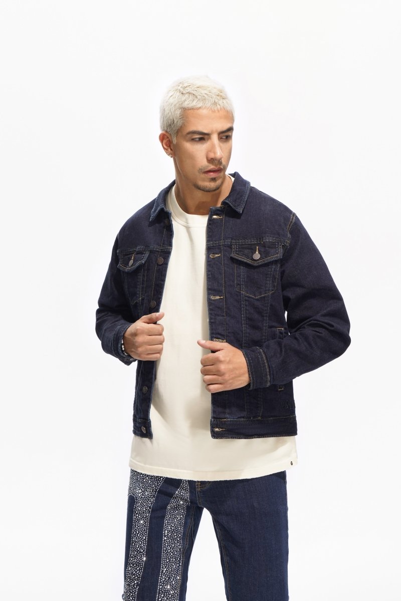 Treasury Mens Jacket Indigo Blue – Valabasas