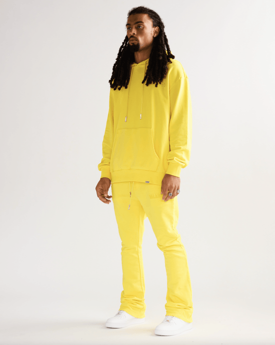 "VALA-FOCUS" FLEECE SET VINTAGE LEMON YELLOW – Valabasas