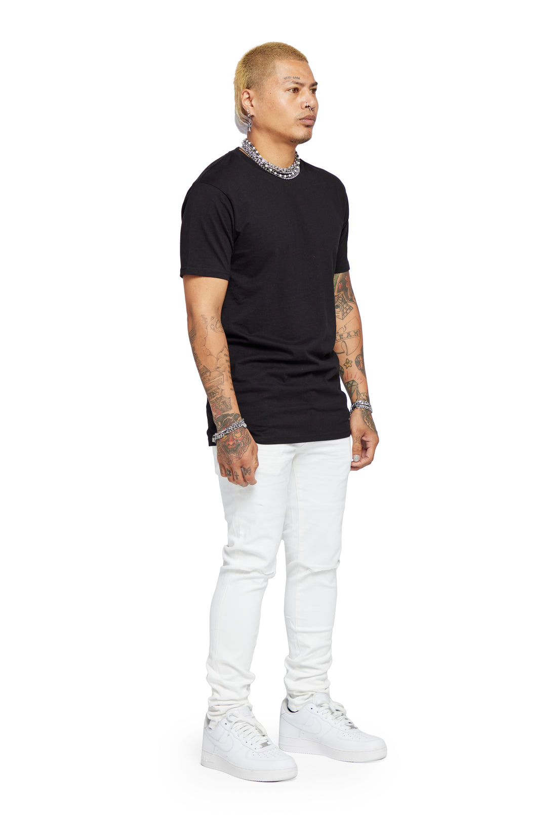 "MR CLEAN 2.0" WHITE SKINNY JEAN – Valabasas Denim