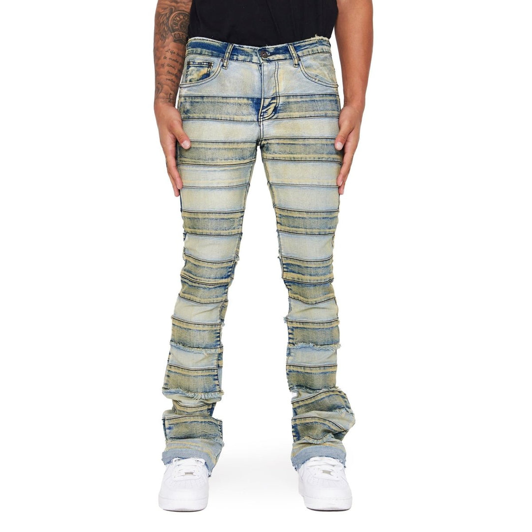 Axis Stacked Black Grey Jean – Valabasas